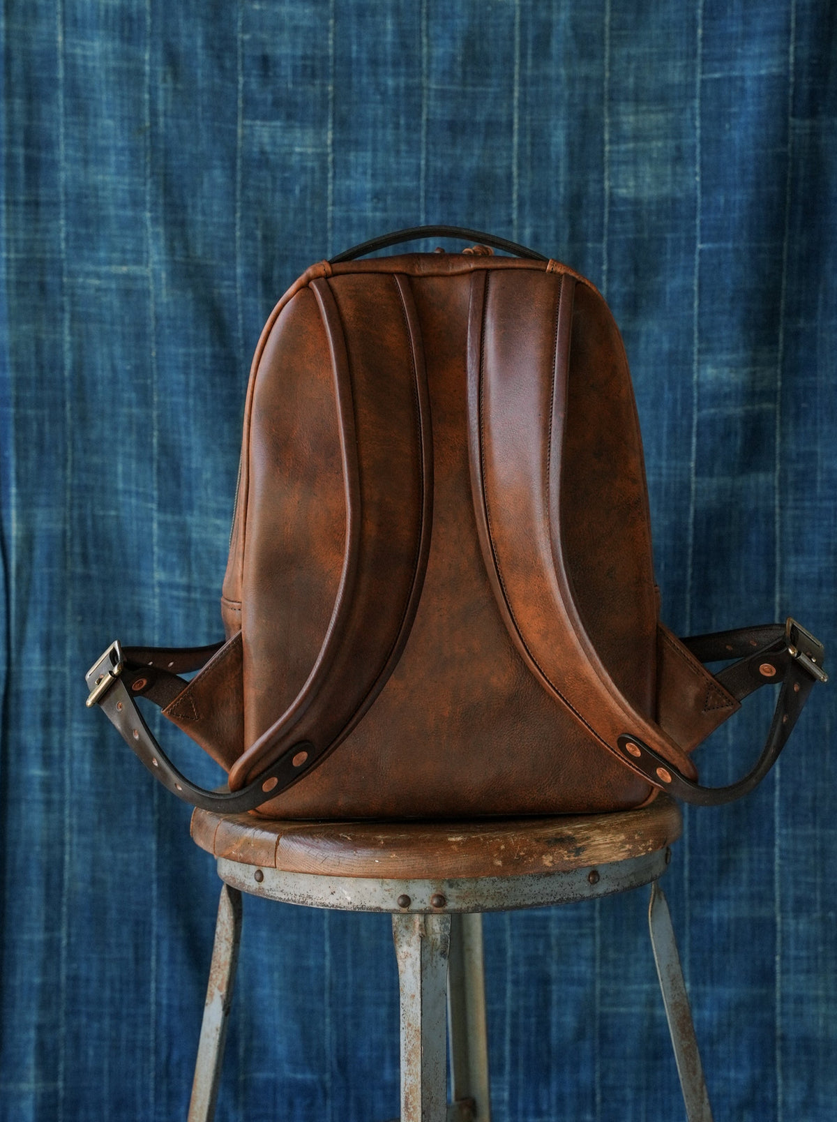 Italian Leather Daypack Backpack | Made in Nashville | Loyal Stricklin