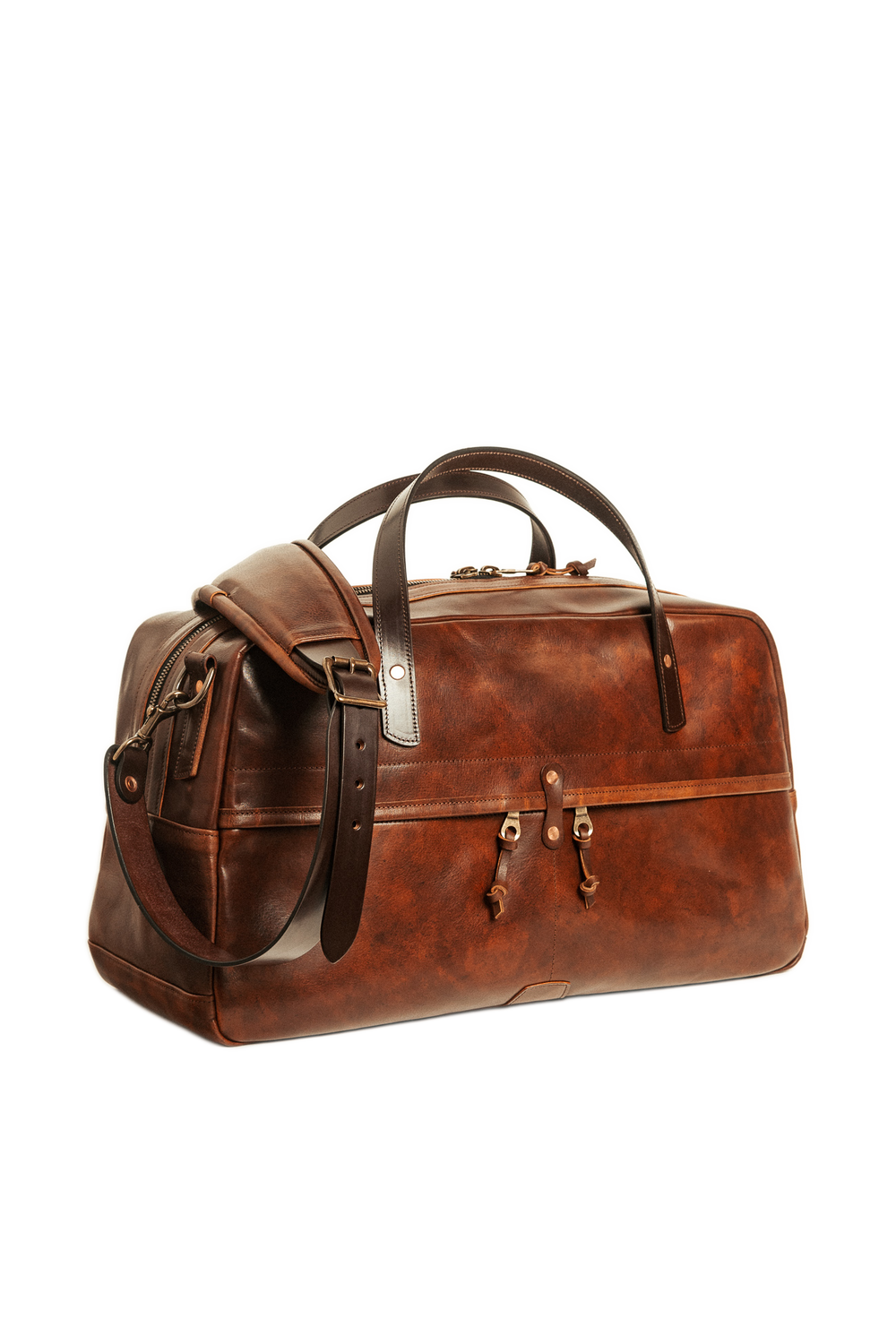 Badalassi Carlo Nemesis Leather Weekender Duffle Bag